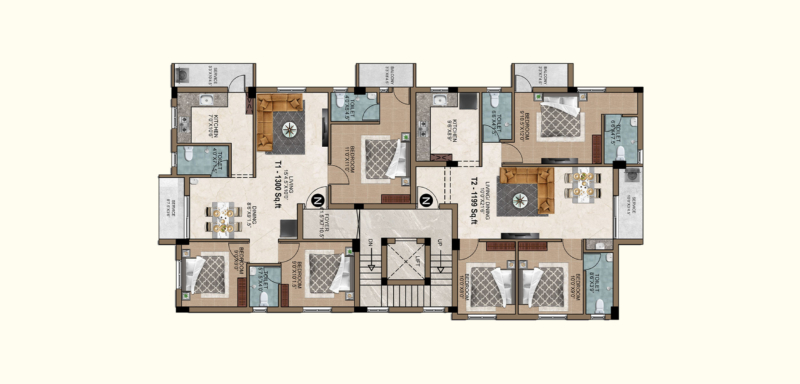 Mp Klas - Third Floor Plan - MP Developers