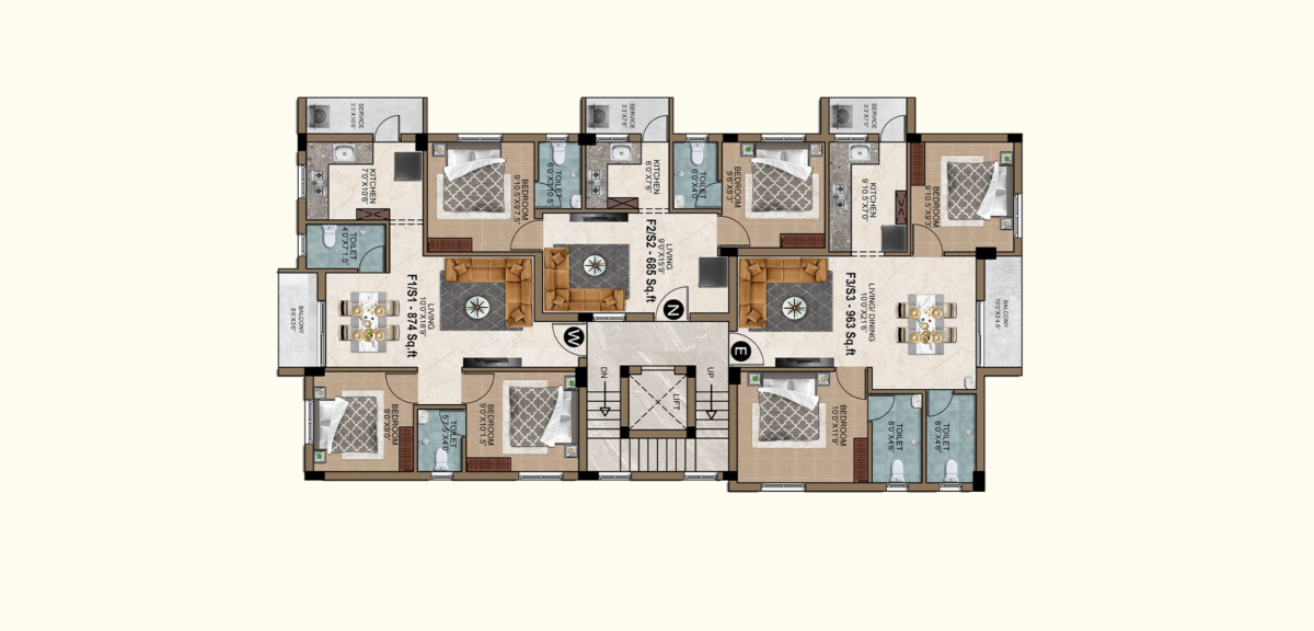 Mp Klas - Typical Floor Plan - MP Developers