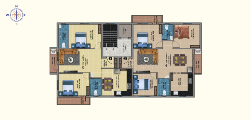 Mp Serene - Typical Floor Plan - MP Developers