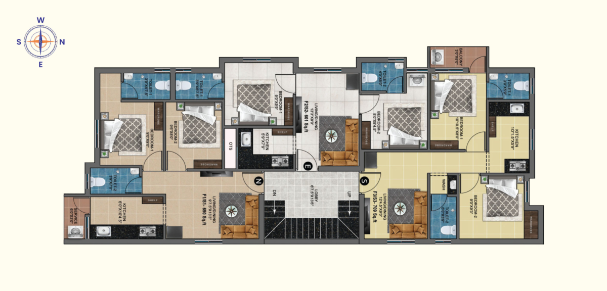 Mp Trinity - Typical Floor Plan - MP Developers